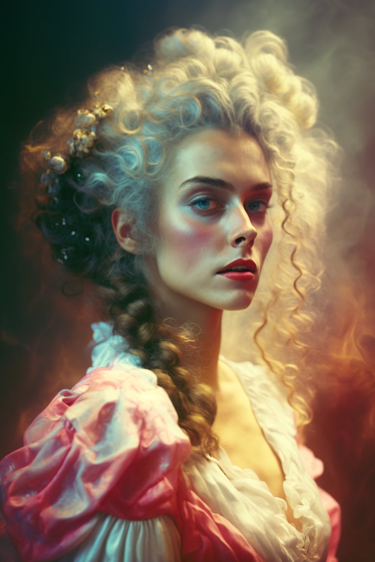 Rococo portraits #3 by AIgentina Art