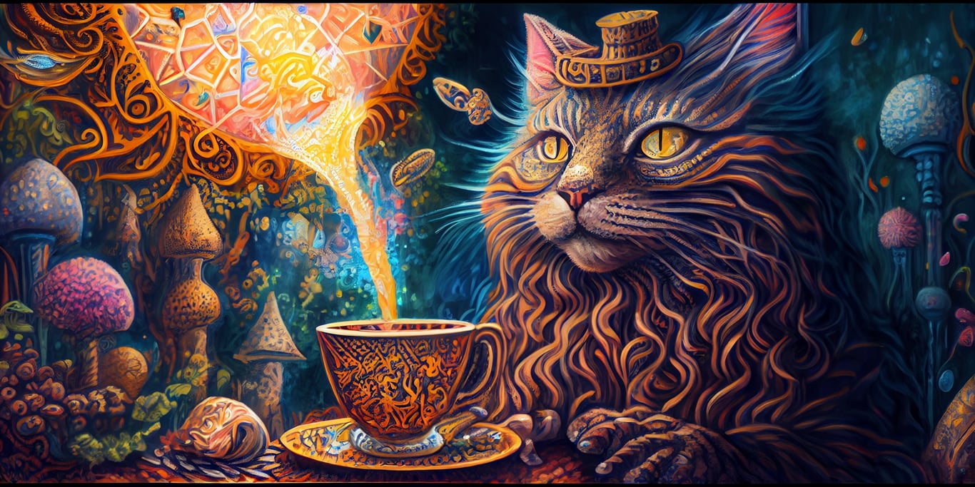 Mad hatter cats #9 by Anthony Gonzalez