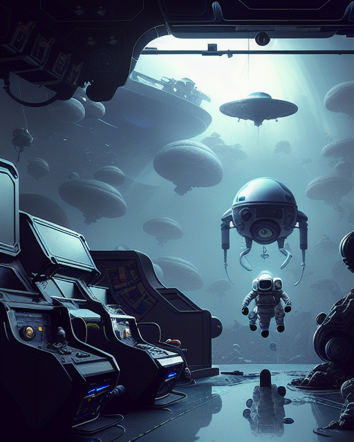 Alien arcade #4 by Joshua Carney