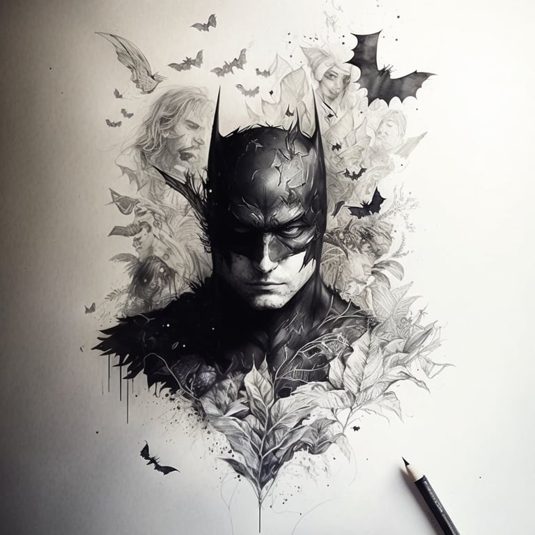 BatMan mixed prompts #2 by Kye Lord