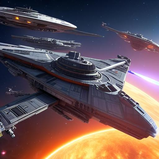 Space attack by Johan Loots