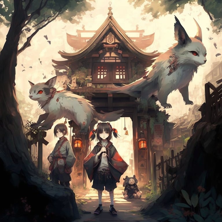 From a Yokai Village #1 #10 by Ruie