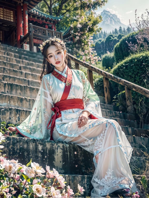 Photoshoot in Chinese Hanfu by AI Love U