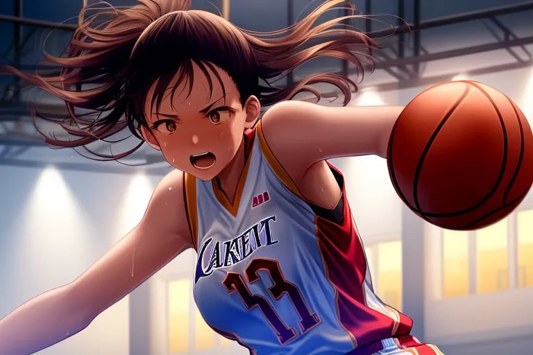 Fierce | Basketball anime style by Eric K
