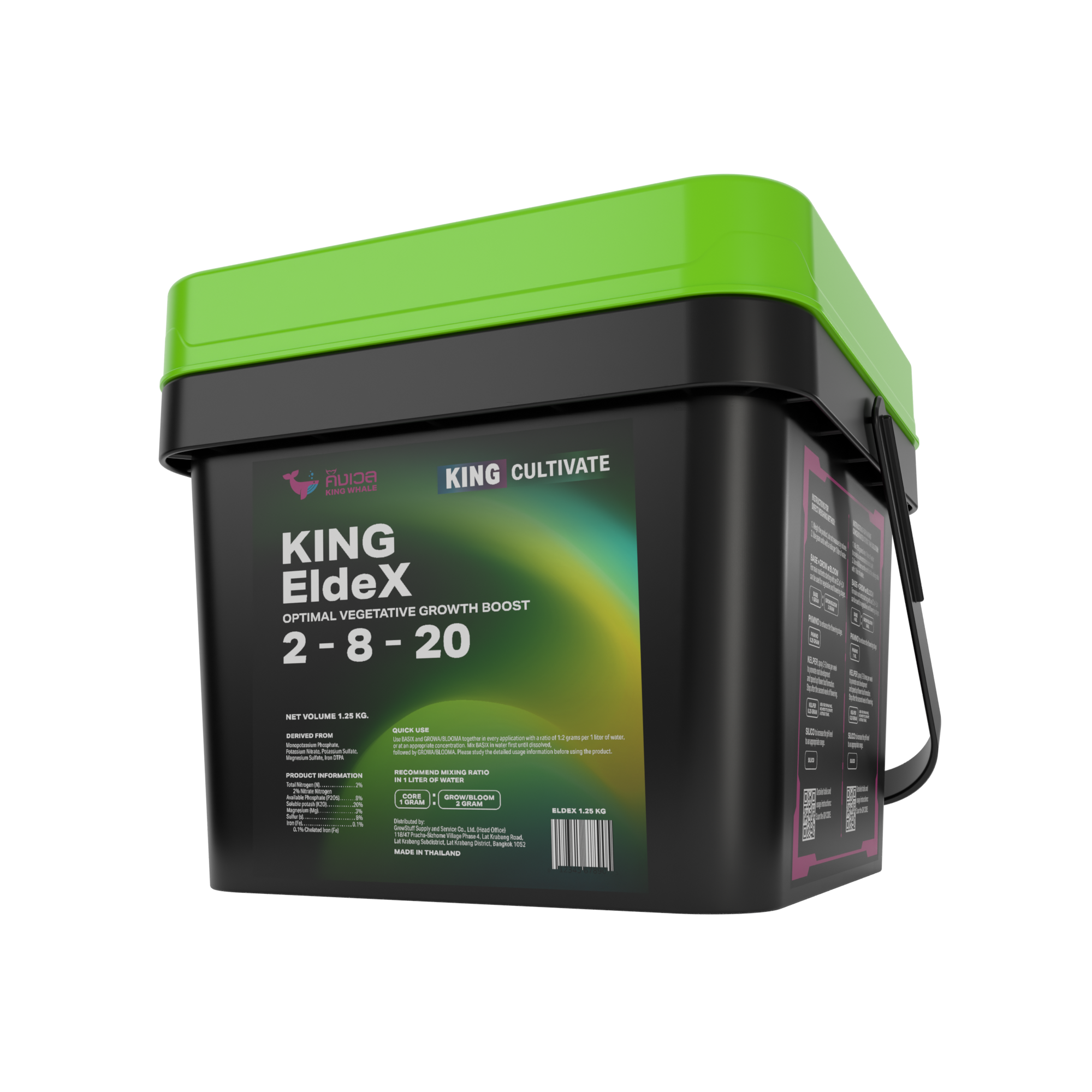 เอลเด็กซ์ (ELDEX) | สูตรสมดุล NPK part B | KING WHALE - GrowStuff Shop ...