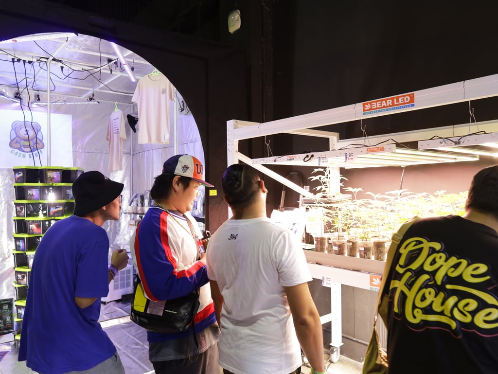 บรรยากาศบูธพี่หมีภายในงาน Thailand 420 ครั้งที่ 8 - GrowStuff Shop อุปกรณ์ปลูกต้นไม้