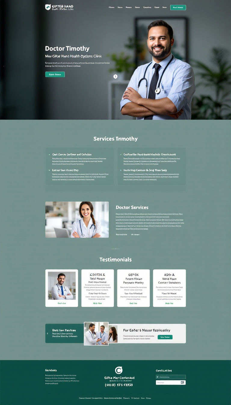 Doctor Timothy's Portfolio Website Design | GetSite.ai