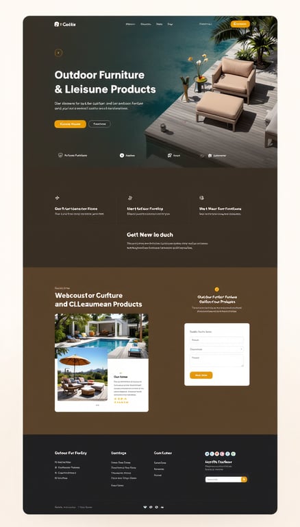 Outdoor Elegance: Modern Furniture Showcase | GetSite