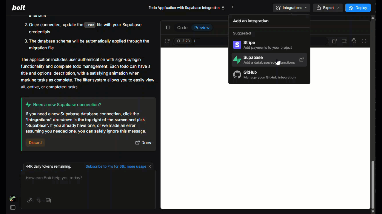 Bolt.new vs GitHub Spark | Better Stack Community