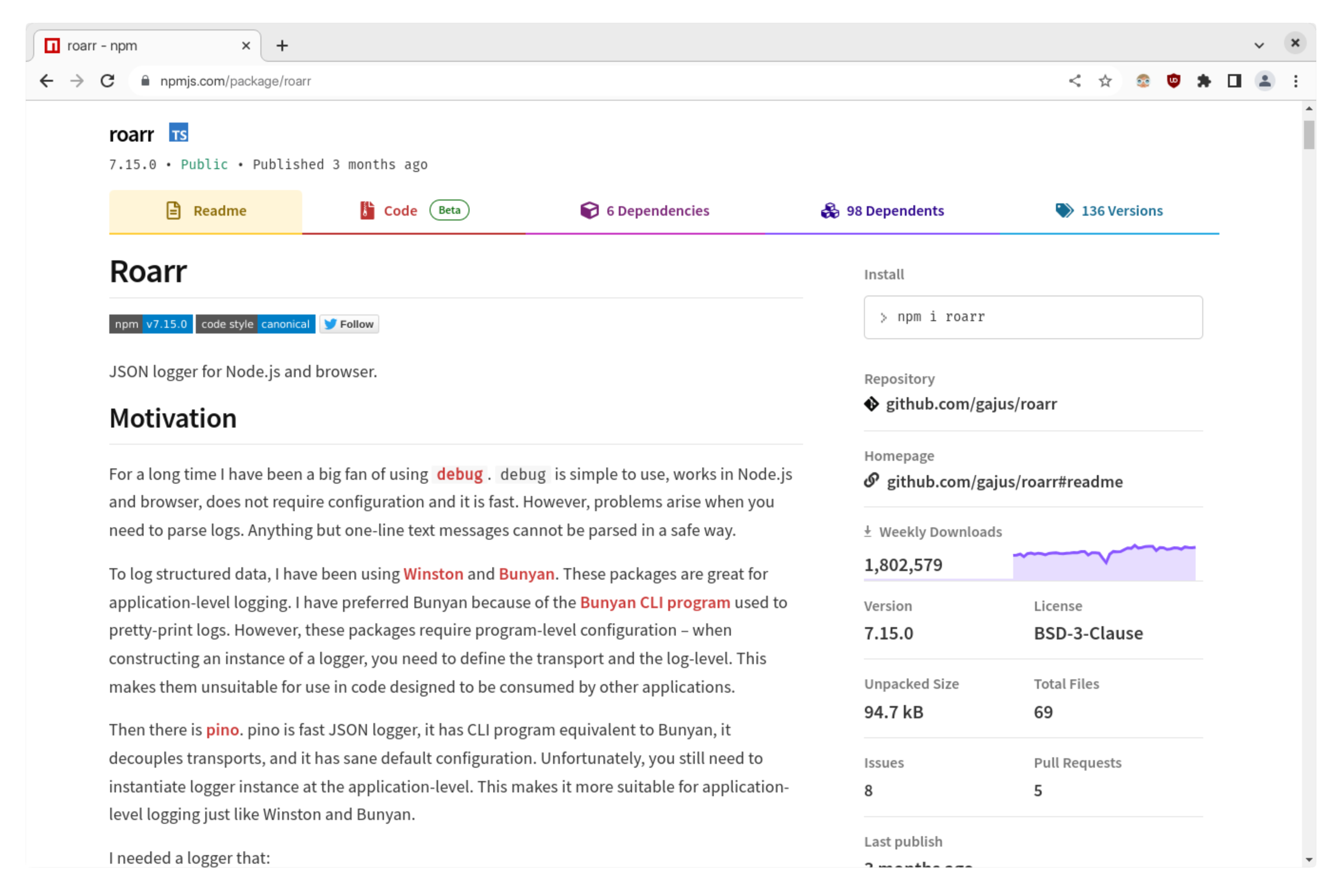 7 Best Nodejs Logging Libraries Better Stack Community