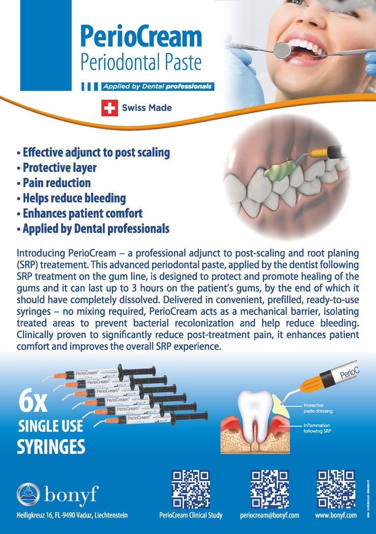 bonyf PerioCream - Innovative Periodontal Therapy Solution