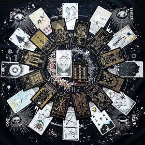 preorder golden thread tarot deck - The Lucid Labyrinth