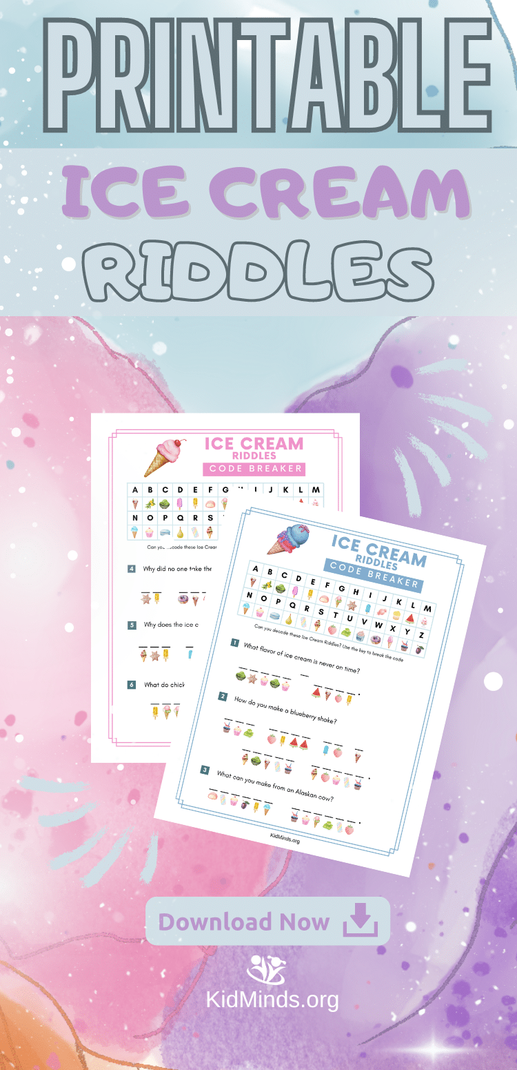 The Best Ice Cream Riddles for Kids (Free PDF) | KidMinds