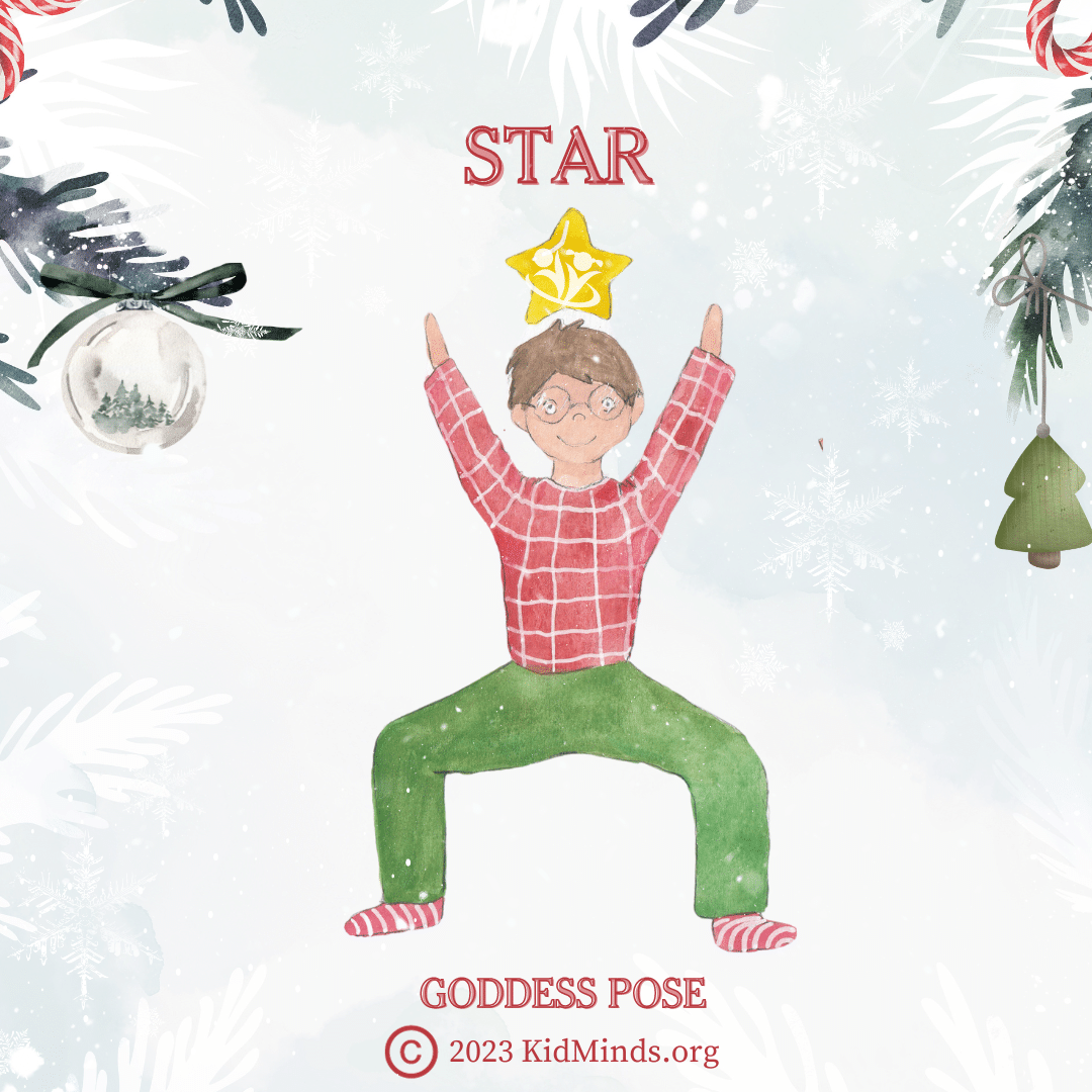 The Best 12 Christmas Yoga Poses (Free Download) | KidMinds
