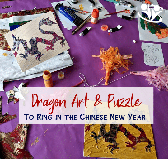 Chinese New Year: Multimedia Dragon Art & Puzzle | KidMinds