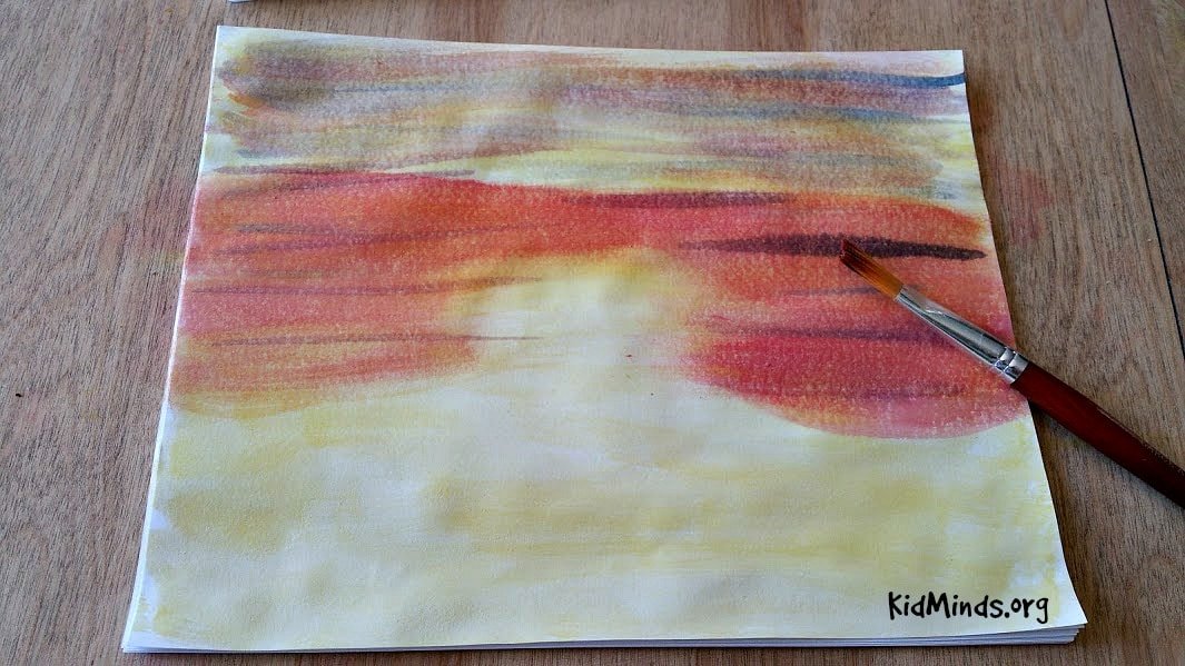 Science of Sunsets: painting watercolor sunsets with kids | KidMinds
