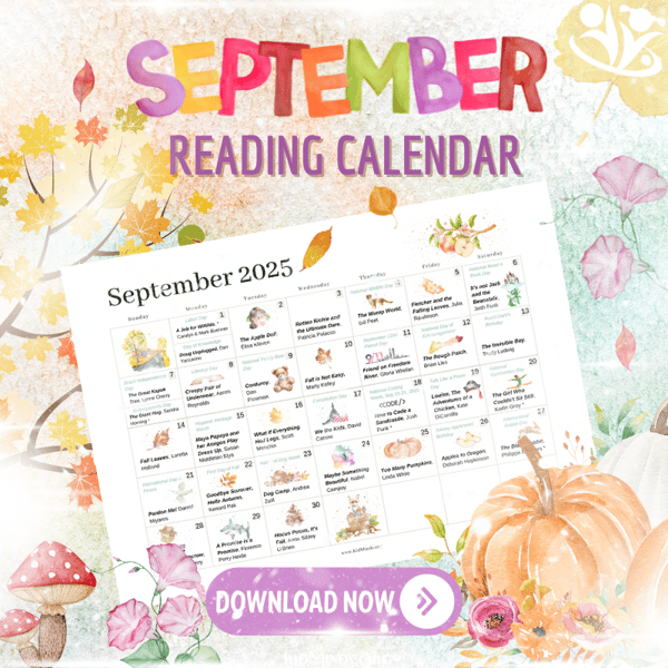 The Best Books to Read in September (Free Calendar) | KidMinds