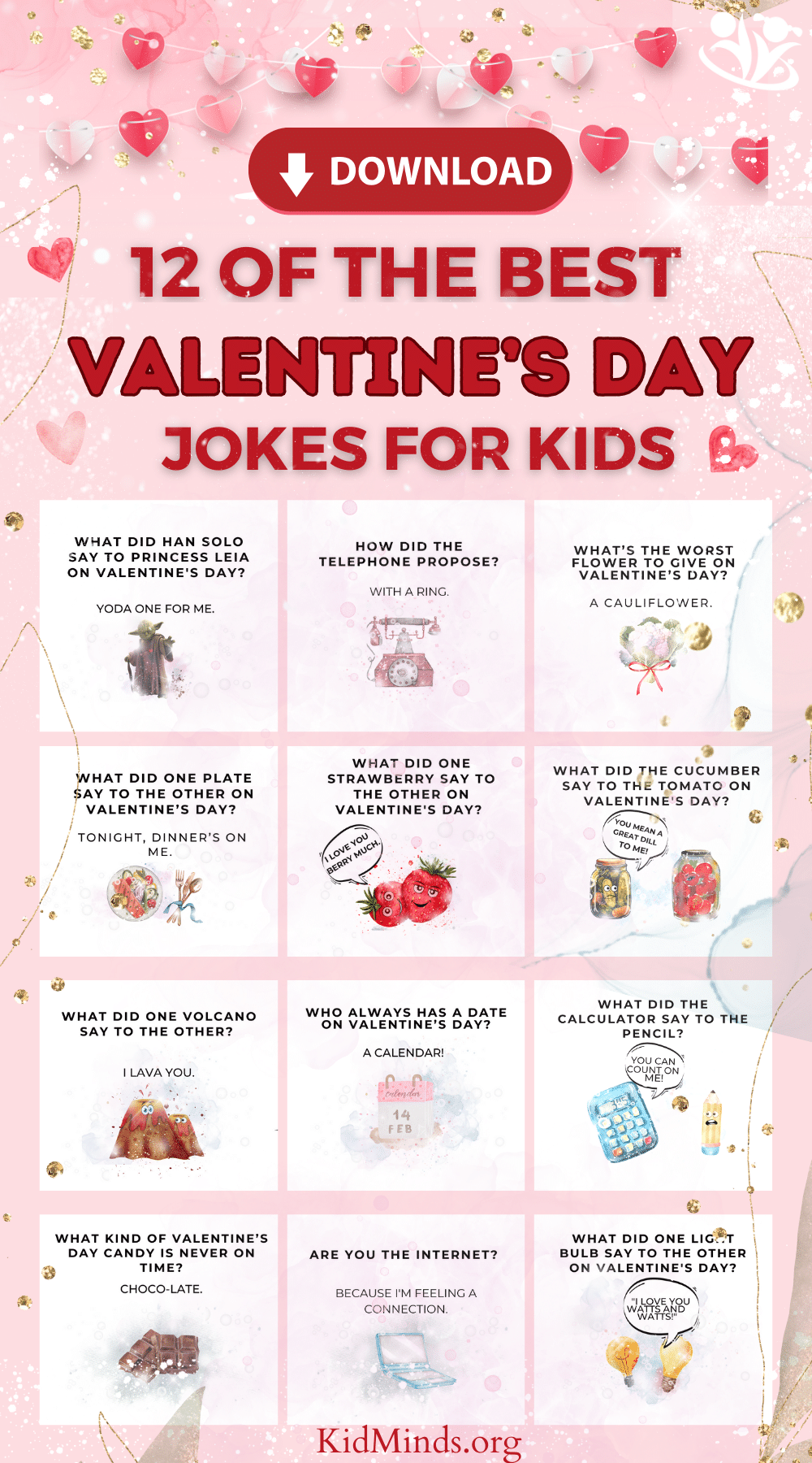 The Best Valentine’s Day Jokes for You (Free PDF) | KidMinds