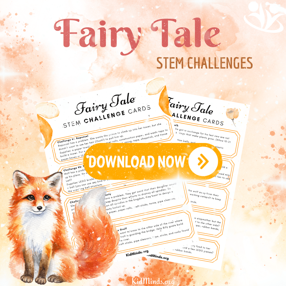 The Best Fairy Tale STEM Challenges for Kids (FREE Cards) | KidMinds