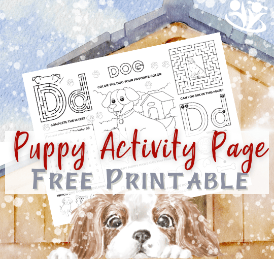 The Best and Cutest Dog Activity Page (Free) | KidMinds