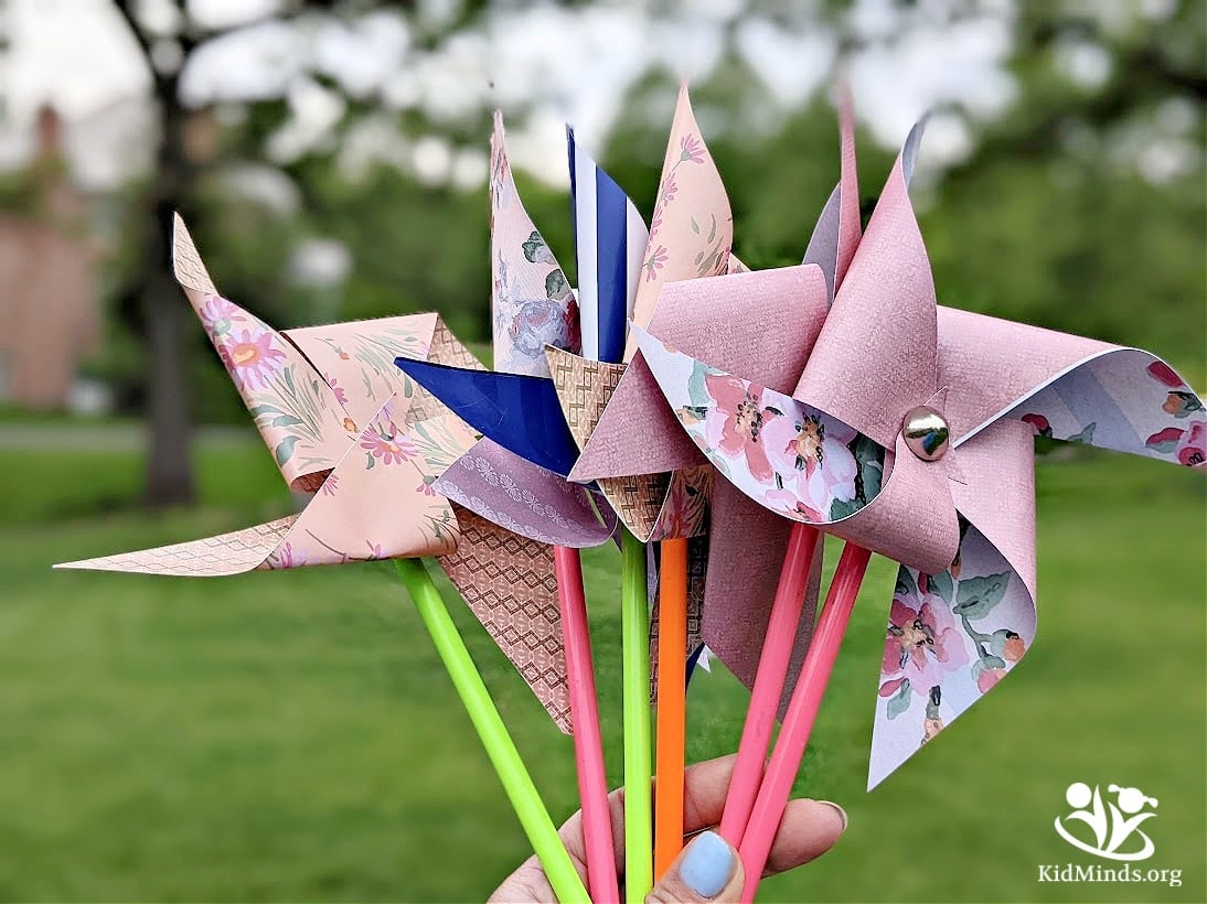 How to Make an Awesome Pinwheel (Free PDF) | KidMinds