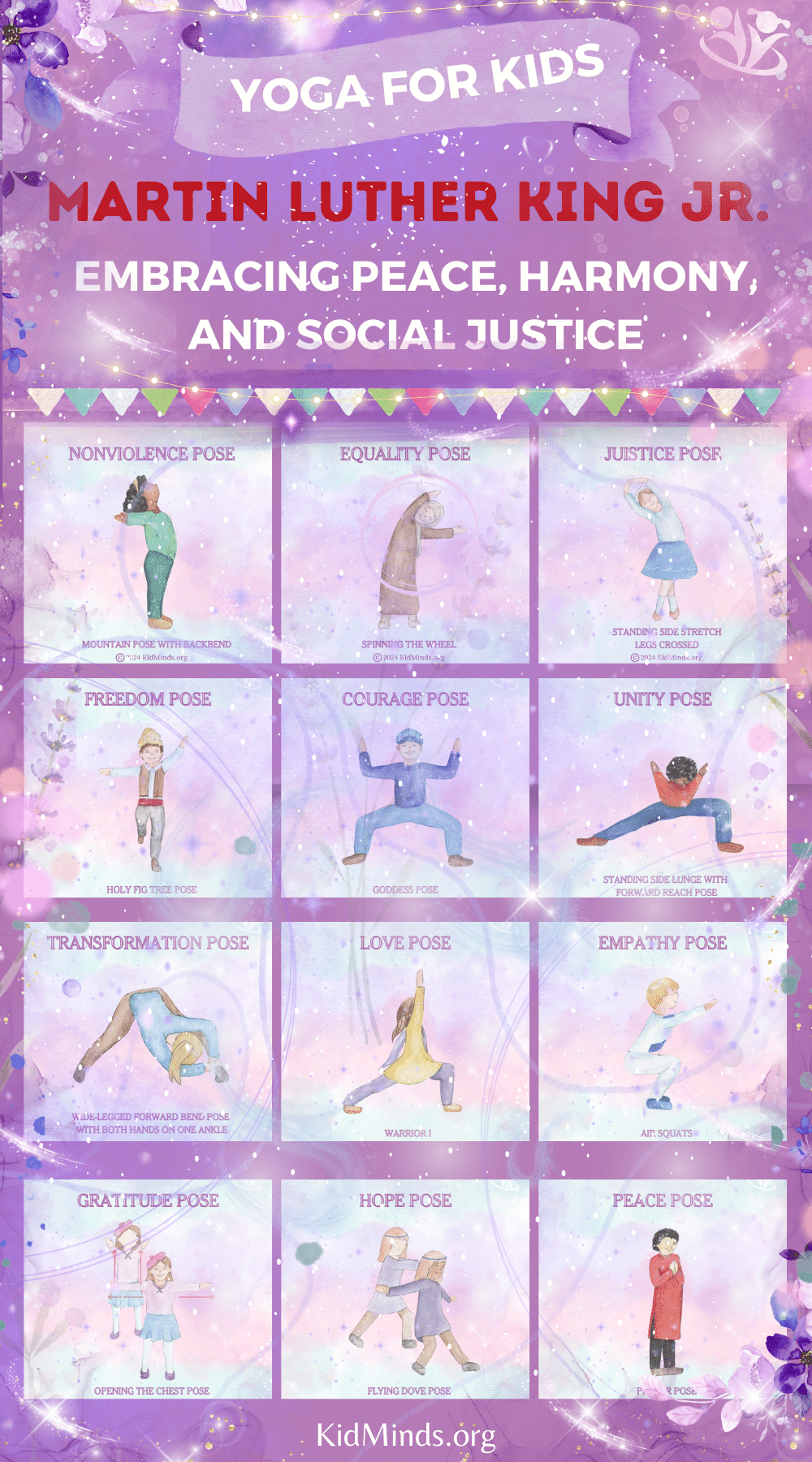 The Best MLK Jr. Yoga for Kids (Free PDF) | KidMinds