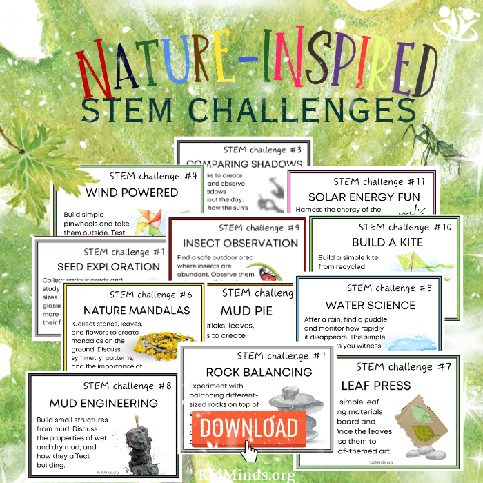 The Best Nature STEM Challenges For Kids (Free) | KidMinds