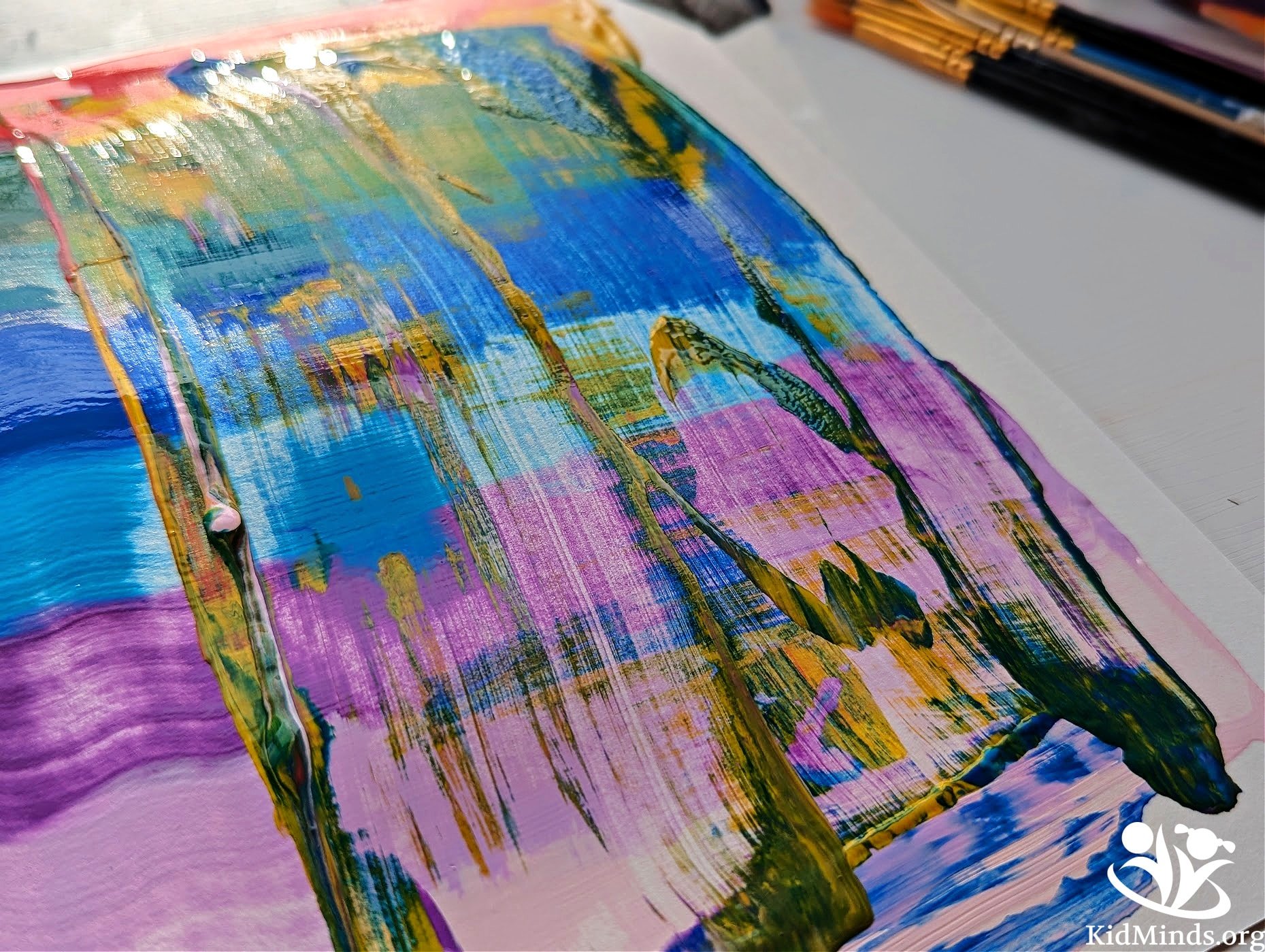 How to Make the Best Scrape Painting Art Project | KidMinds