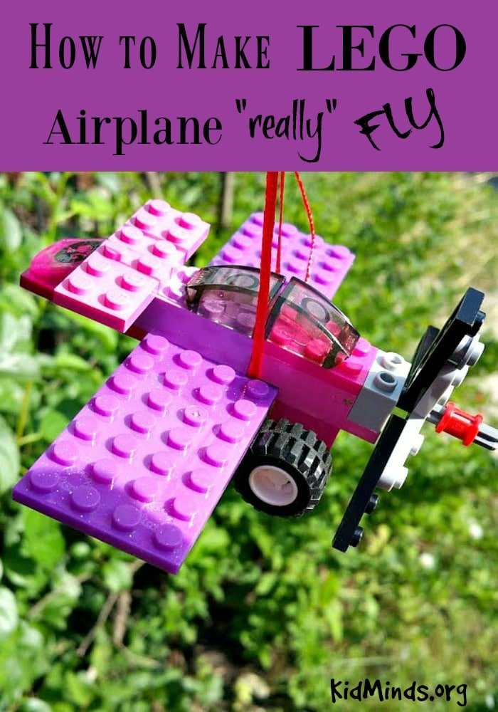 How to make a LEGO airplane “really” fly | KidMinds