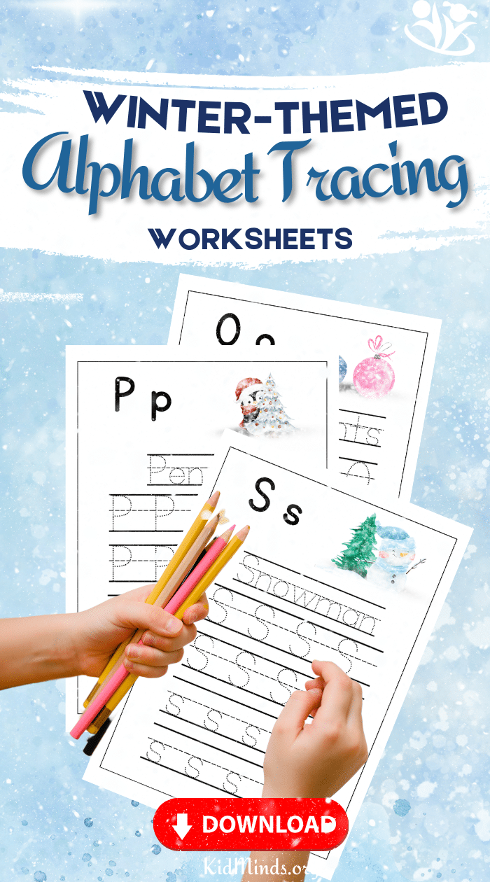 The Best Winter Alphabet Tracing Sheets (Free PDF) | KidMinds