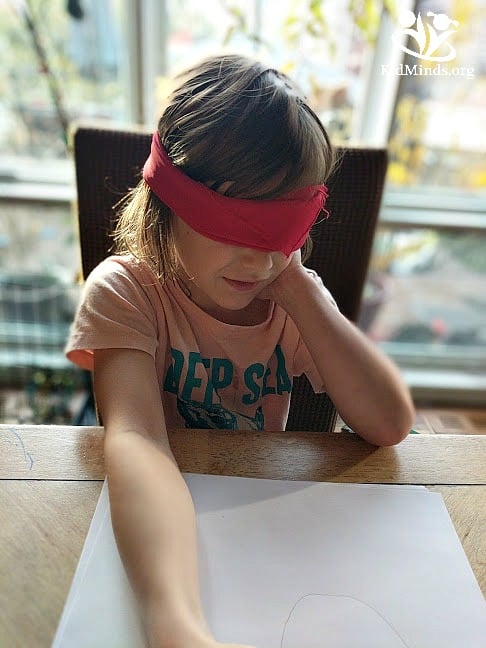 Blindfold Drawing: an Opportunity to Laugh with Our Kids | KidMinds