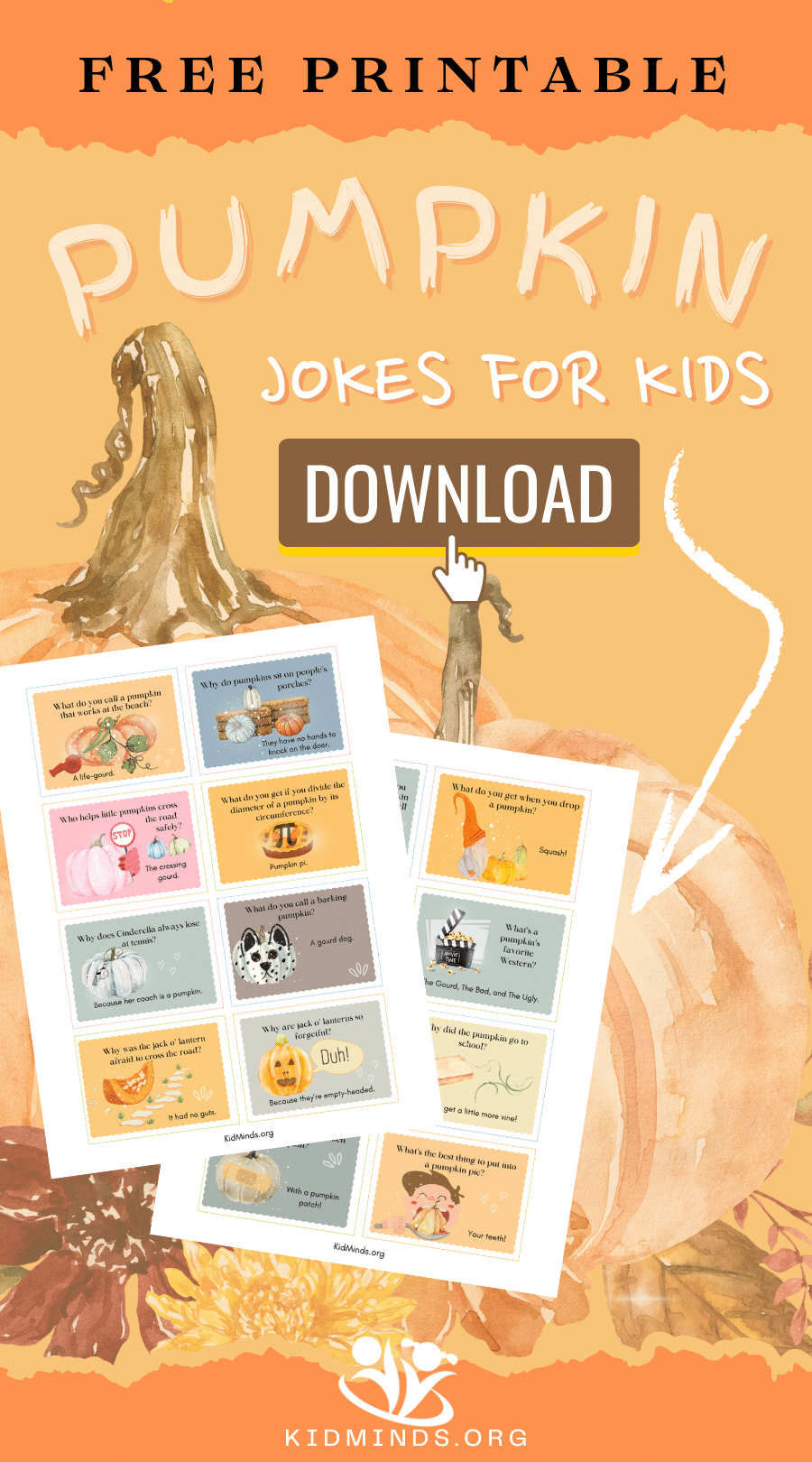 The Best Pumpkin Jokes for Kids (Free Printable) | KidMinds