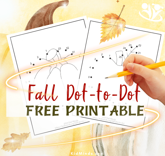 The Best Fall Dot-to-Dot Pages for Kids (Free) | KidMinds