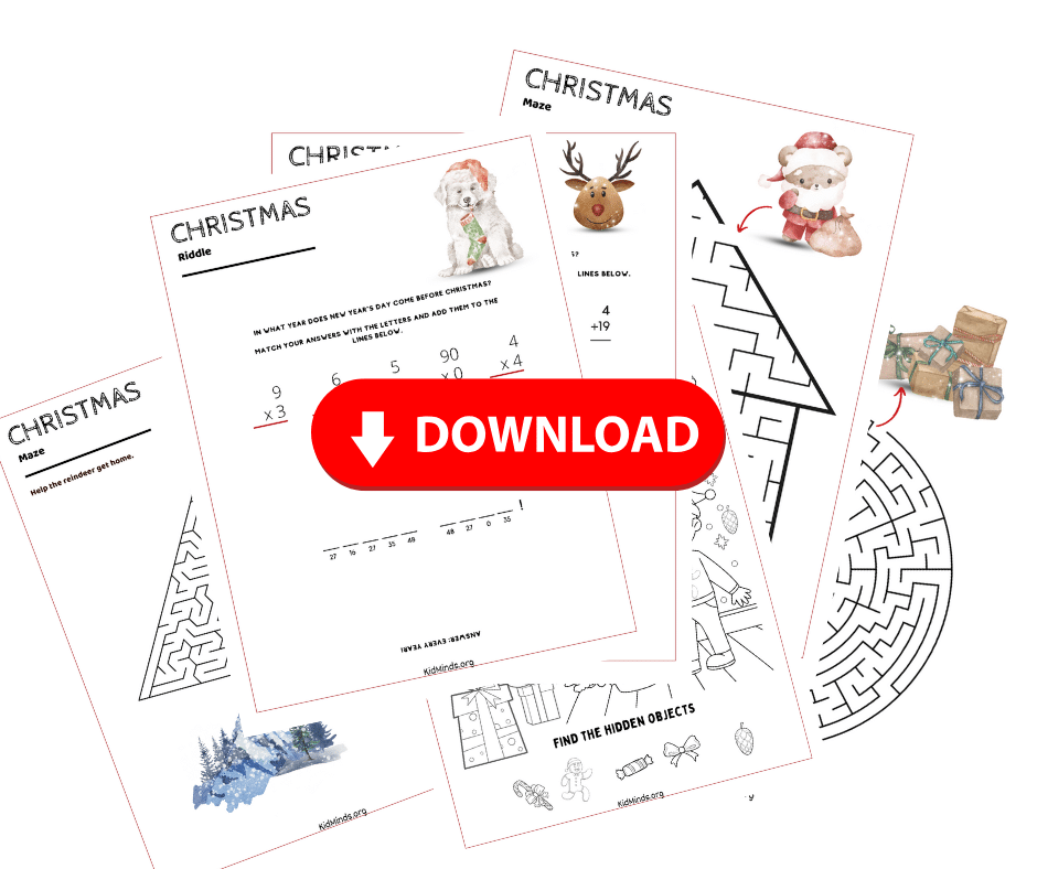 The Best Christmas Activity Pack (Free PDF) | KidMinds