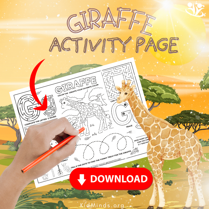 The Best Giraffe Activity Page (Free Printable) | KidMinds