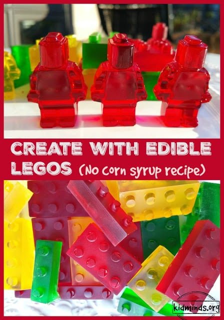 Create with Edible LEGOs (no corn syrup recipe) | KidMinds