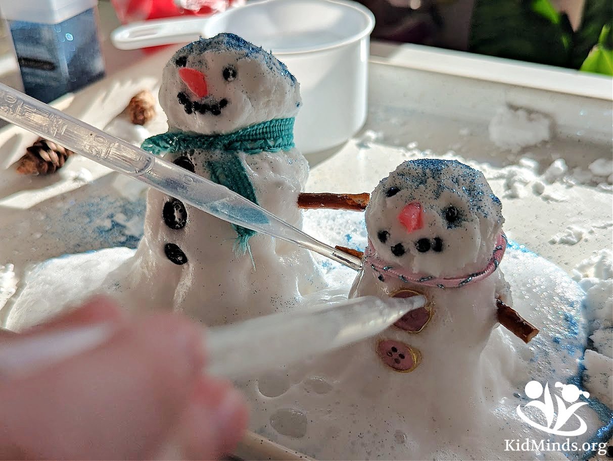 How to Make Melting Snowman Experiment (Free PDF) | KidMinds
