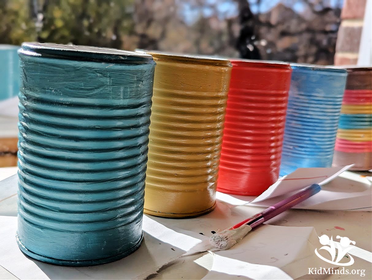 How to Make Awesome Tin Can Wind Chimes | KidMinds