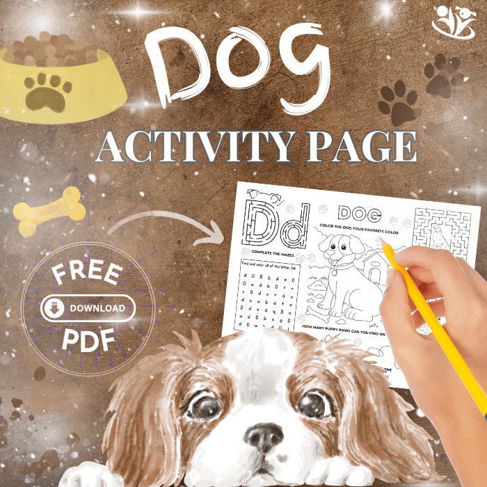 The Best and Cutest Dog Activity Page (Free) | KidMinds