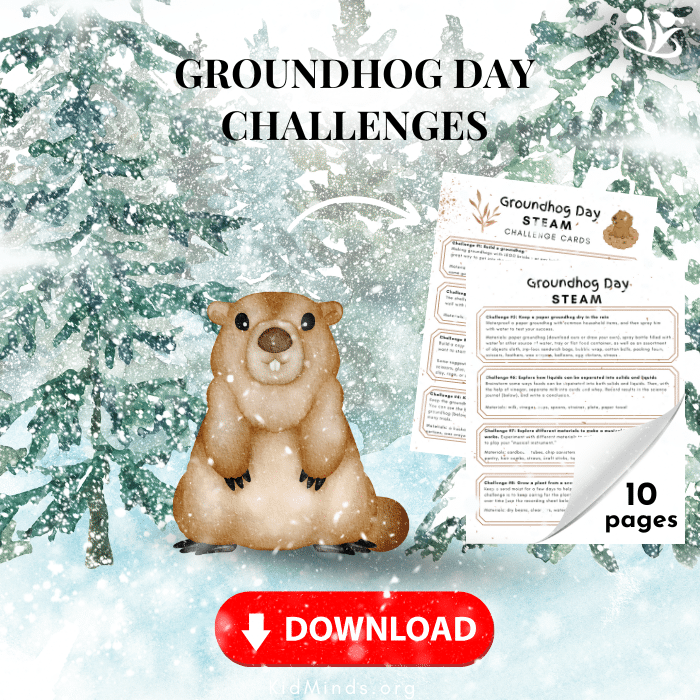 The Best Groundhog Day STEAM Challenges: Free PDF | KidMinds