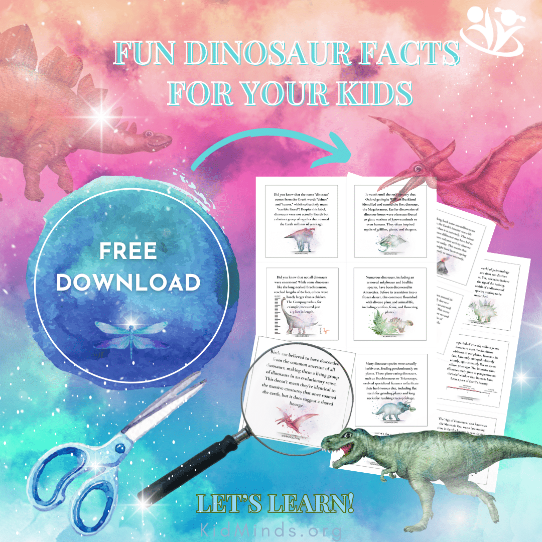 The Best Dinosaur Facts for Kids (Free PDF) | KidMinds