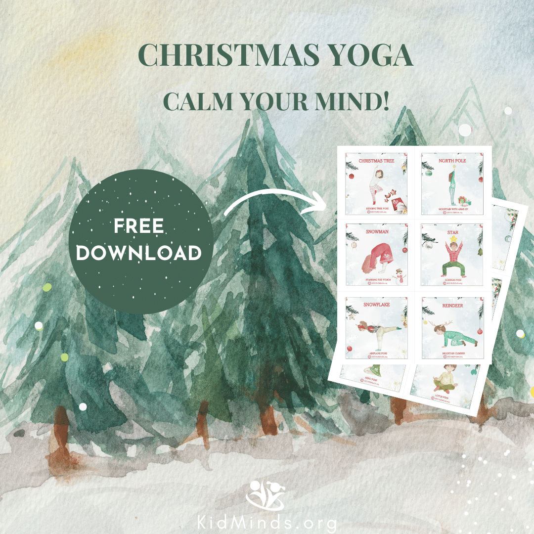 The Best 12 Christmas Yoga Poses (Free Download) | KidMinds