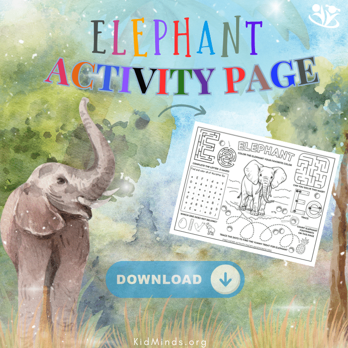 The Best Elephant Activity Page (Free Download) | KidMinds