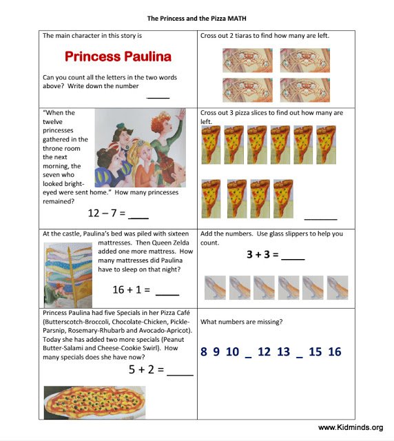 The Princess and the Pizza – Literature Unit | KidMinds