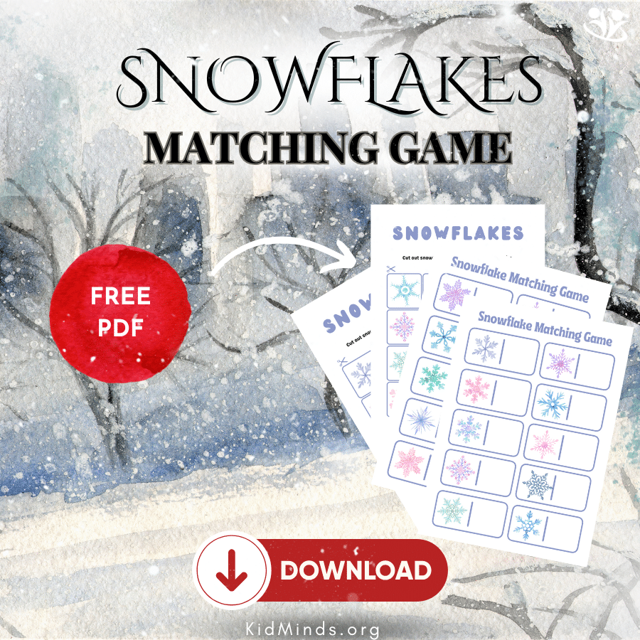The Best Snowflakes Matching Game (Free PDF) | KidMinds