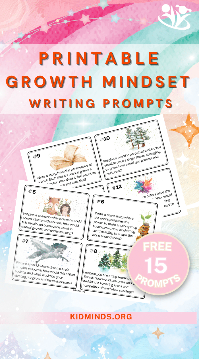 The Best Growth Mindset Prompts (Free Cards) | KidMinds
