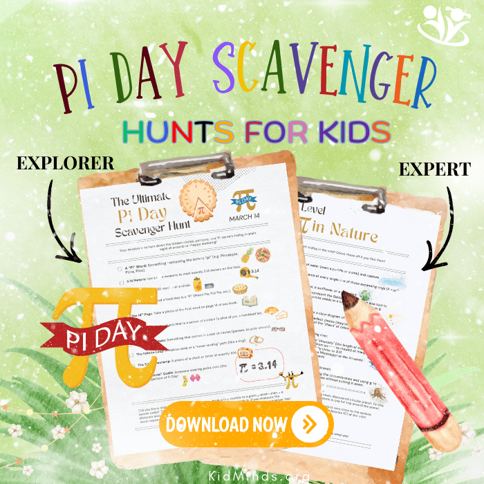 The Best Pi Day Scavenger Hunts (Free PDF) | KidMinds