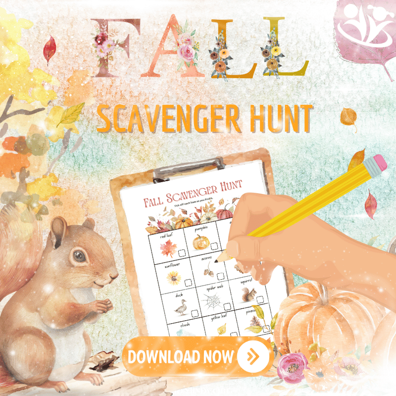 The Best & Most Fun Fall Scavenger Hunt (Free PDF) | KidMinds