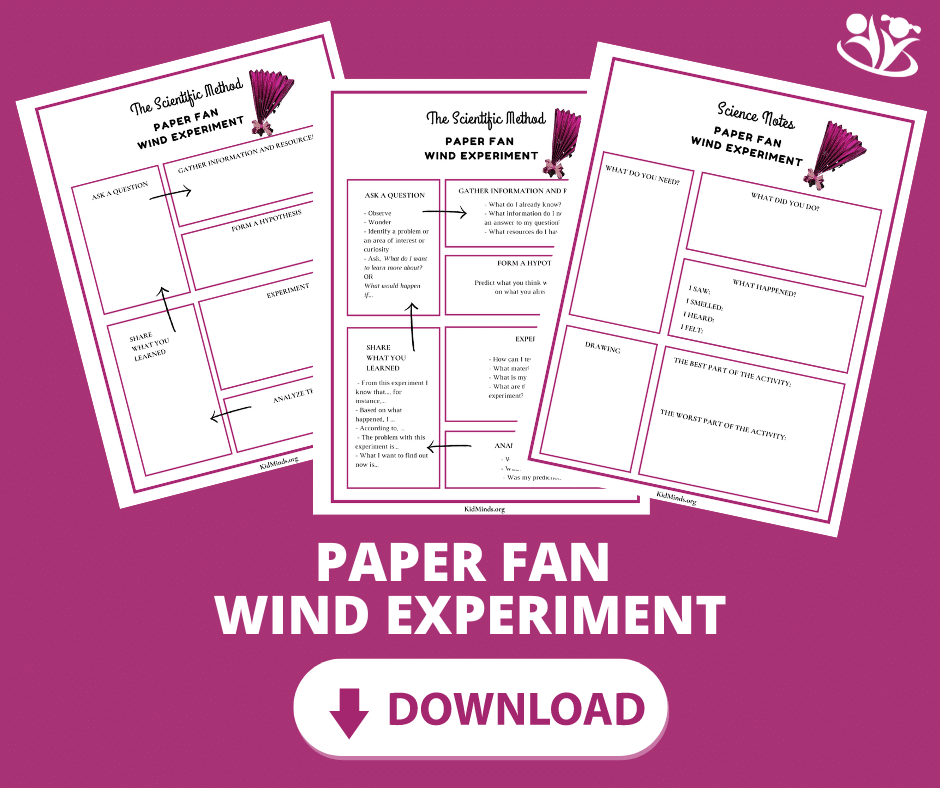 How to Make the Best Paper Fan and Use it to Test Wind | KidMinds
