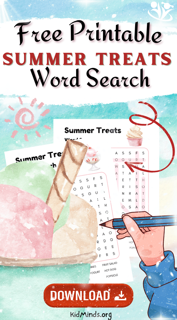The Best Summer Treats Word Search (Free PDF) | KidMinds